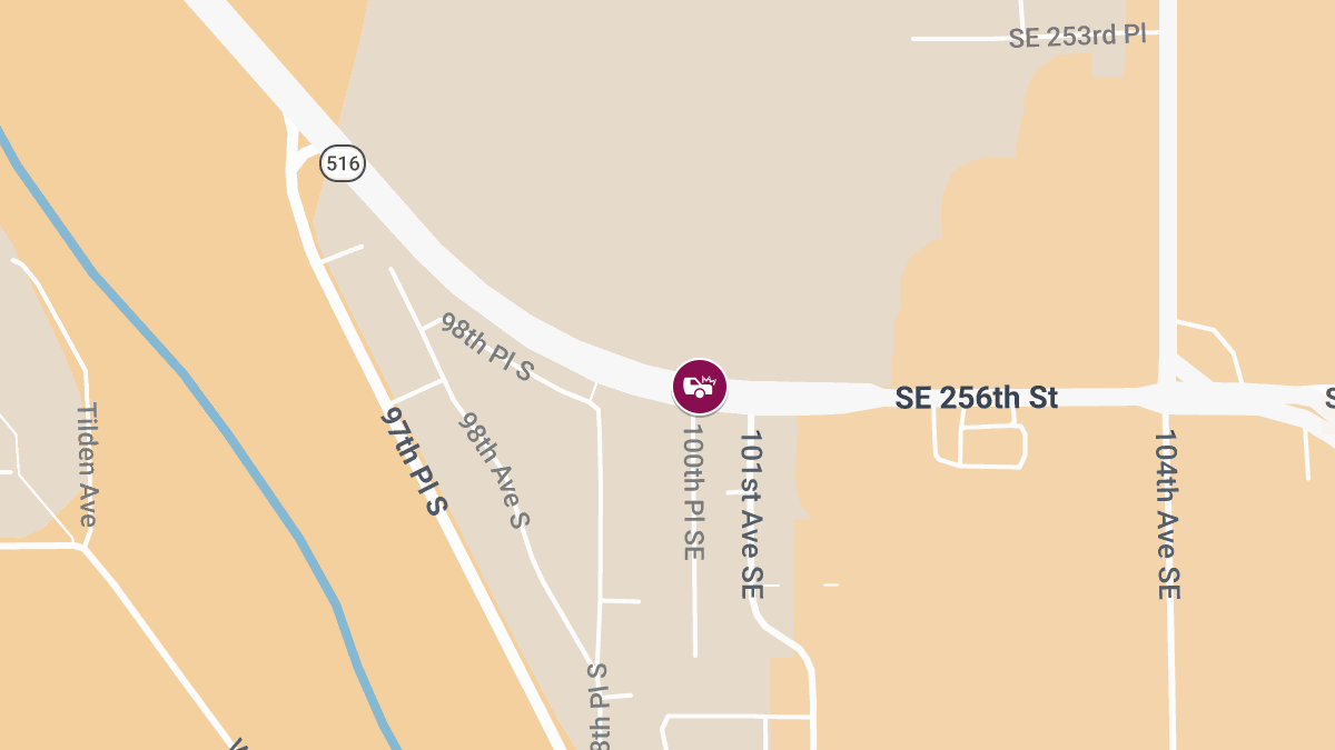 Kent, WA – Accident With Injuries Reported at 100th Pl SE & SE 256th St