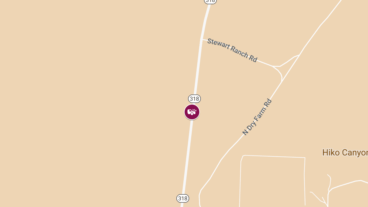 Lincoln County, NV – Accident with Injuries on SR-318