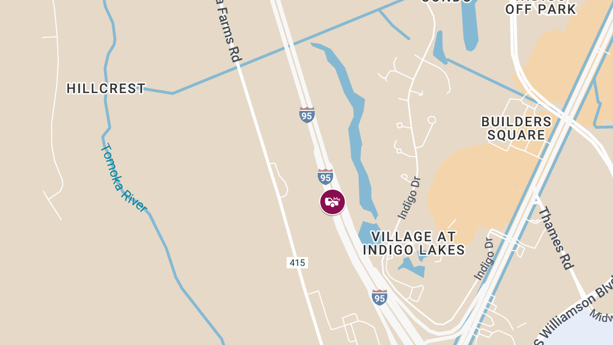 Daytona Beach, FL – Car Accident with Injuries on I-95 NB Near MM 265