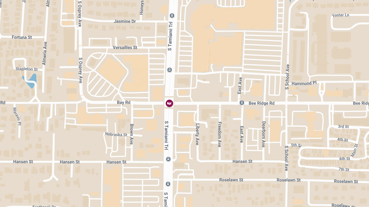 Sarasota, FL – Crash With Injuries Reported at Bay Rd & S Tamiami Trl