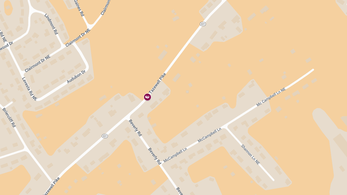 Knoxville, TN – Crash at Tazewell Pike & Briarcliff Rd Causes Injuries