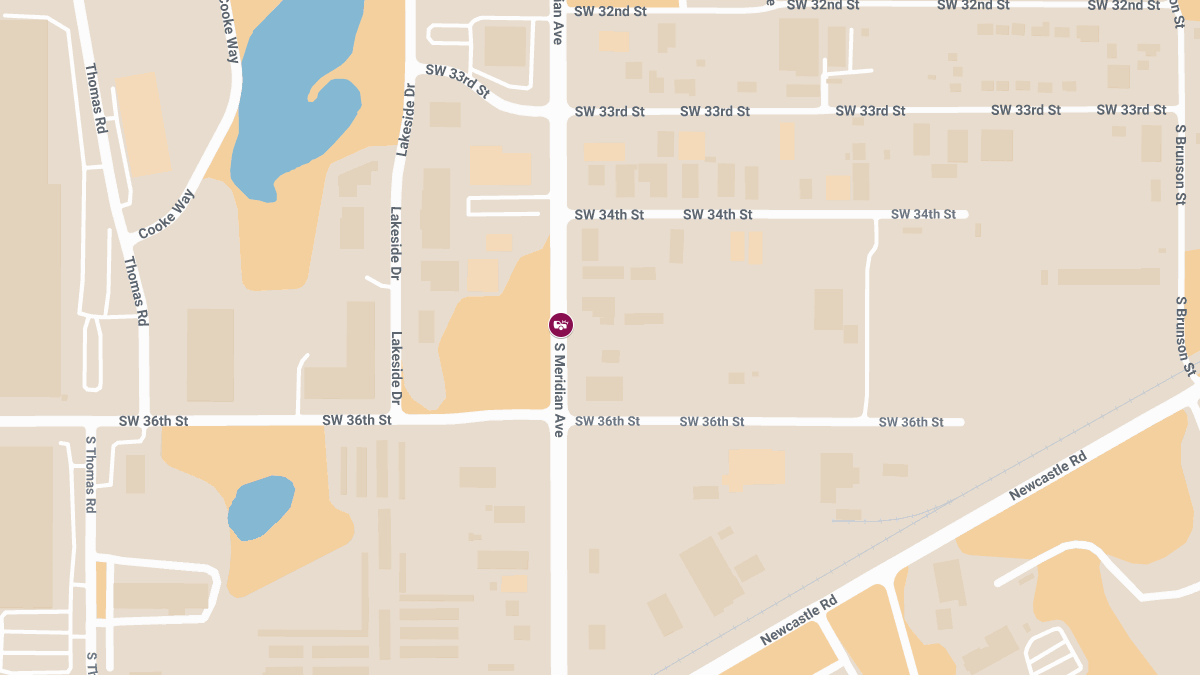 Oklahoma City, OK – Crash with Injuries Reported on S Meridian Ave