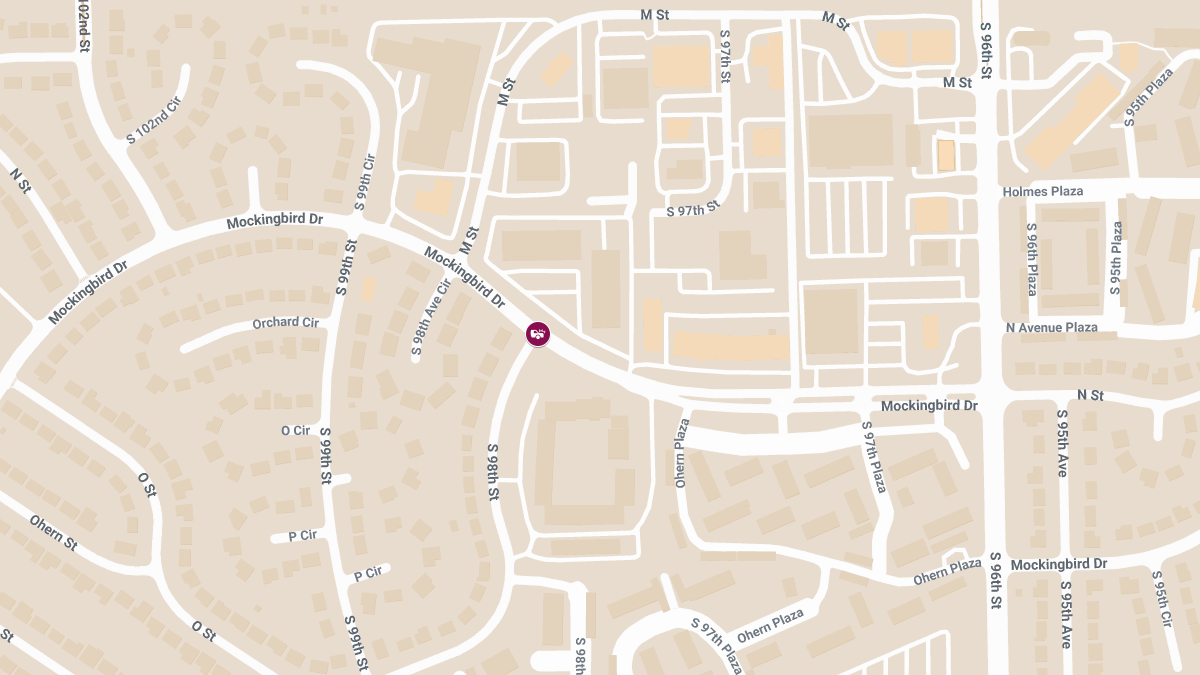 Omaha, NE – Crash with Injuries at S 98th St & Mockingbird Dr