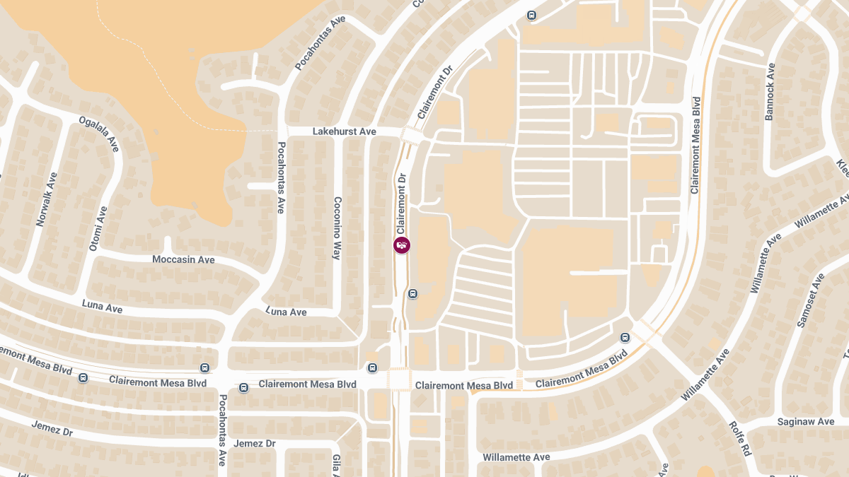 San Diego, CA – Driver Injured in Accident near Claremont Sq