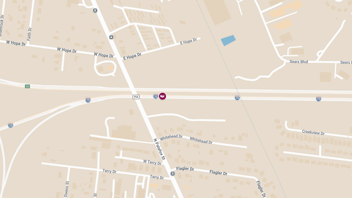 Pensacola, FL – Injuries Reported Following Crash on I-10 EB at MM10