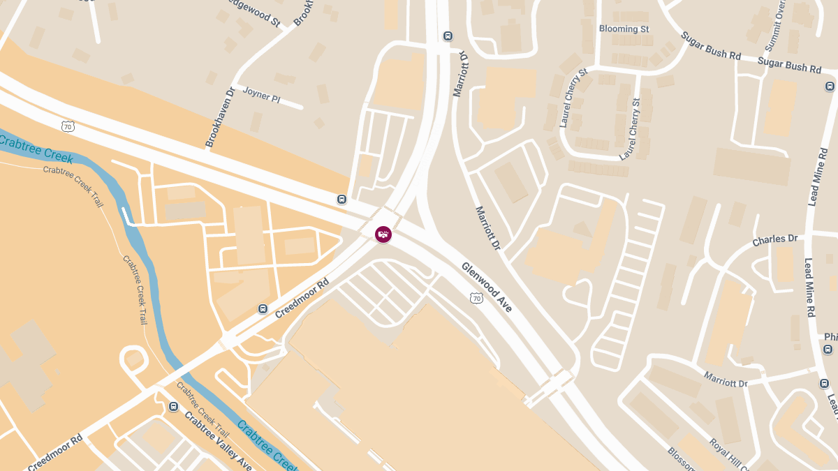 Raleigh, NC – Injury Accident Reported at Glenwood Ave & Creedmoor Rd