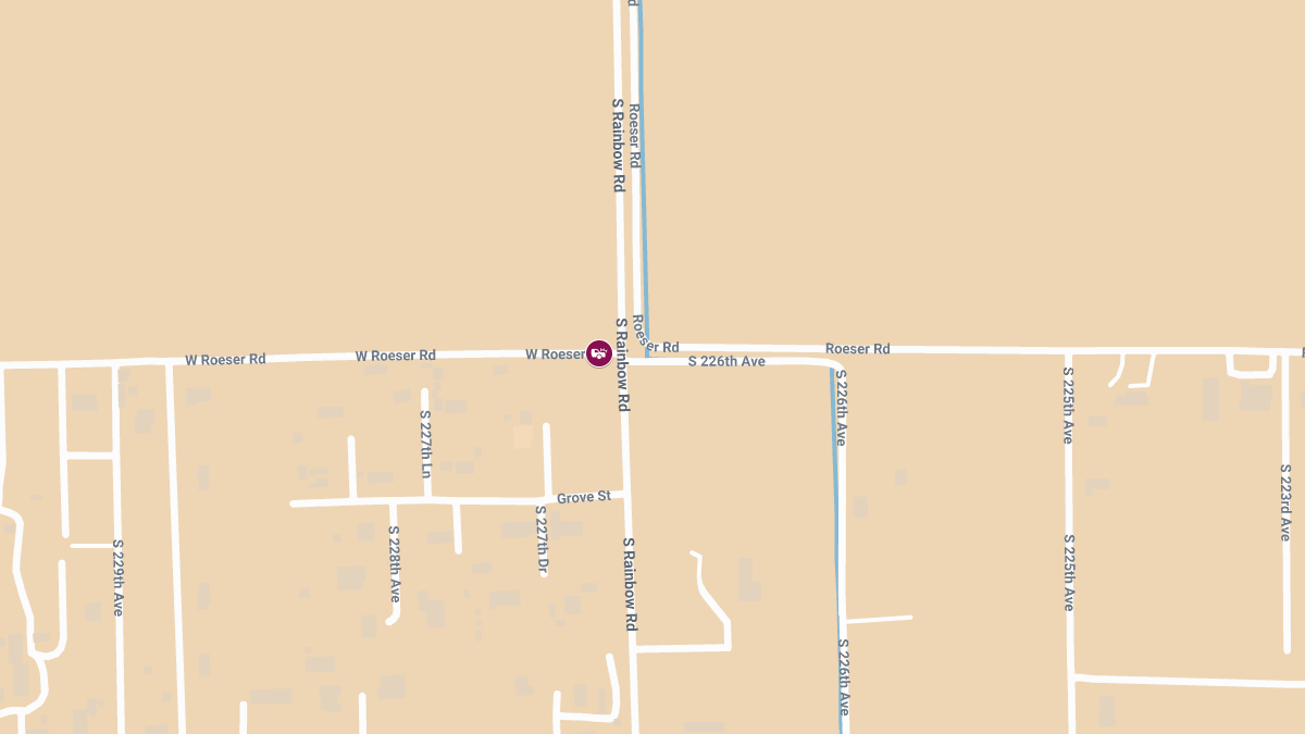 Buckeye, AZ – Injury Accident Reported at S Rainbow Rd & W Roeser Rd