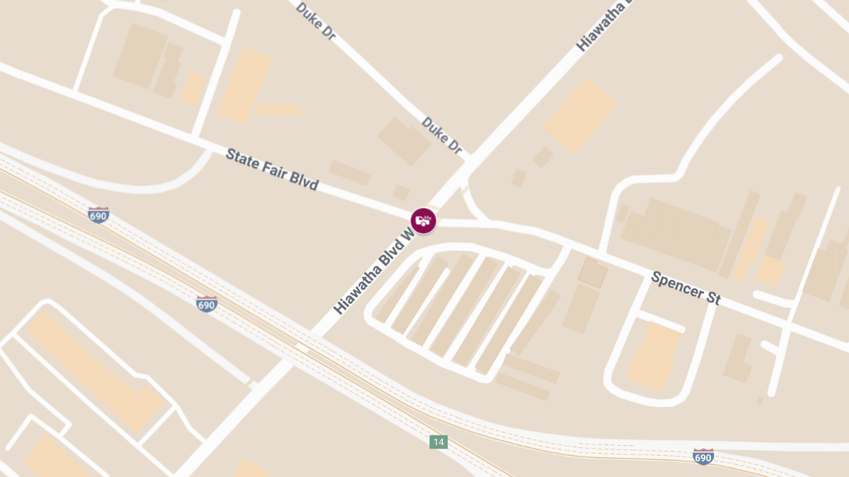 Syracuse, NY – Injury Accident at Hiawatha Blvd W and State Fair Blvd