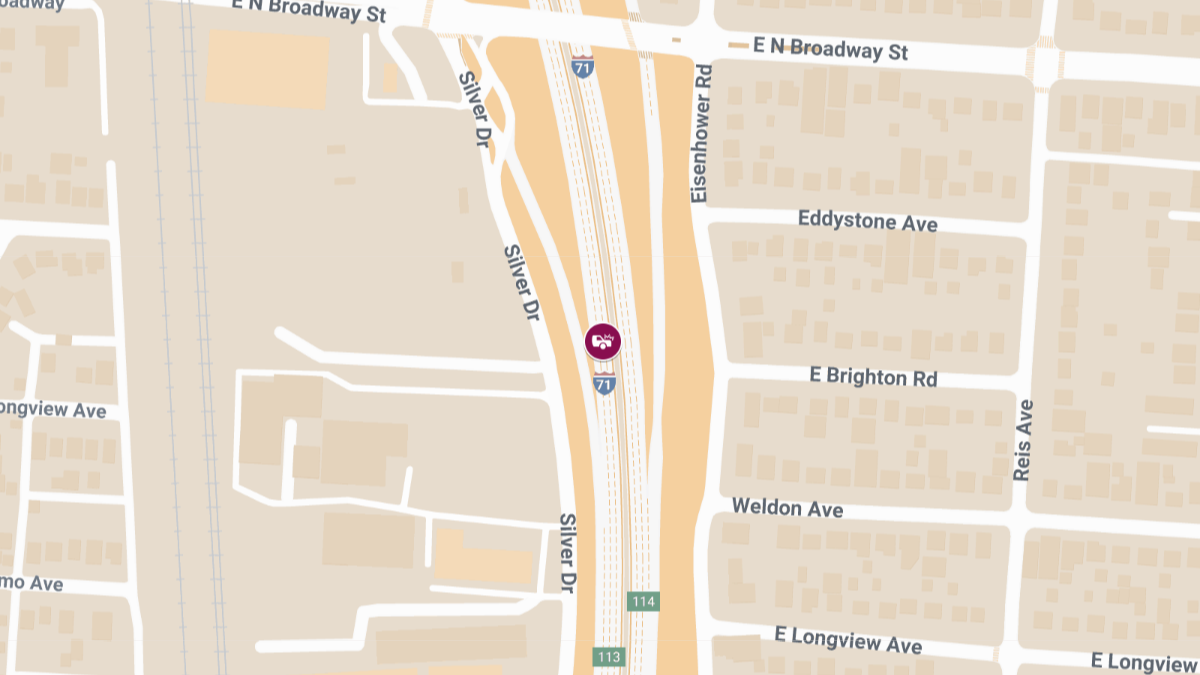 Columbus, OH – Injury Accident on I-71 Near Mile Marker 113