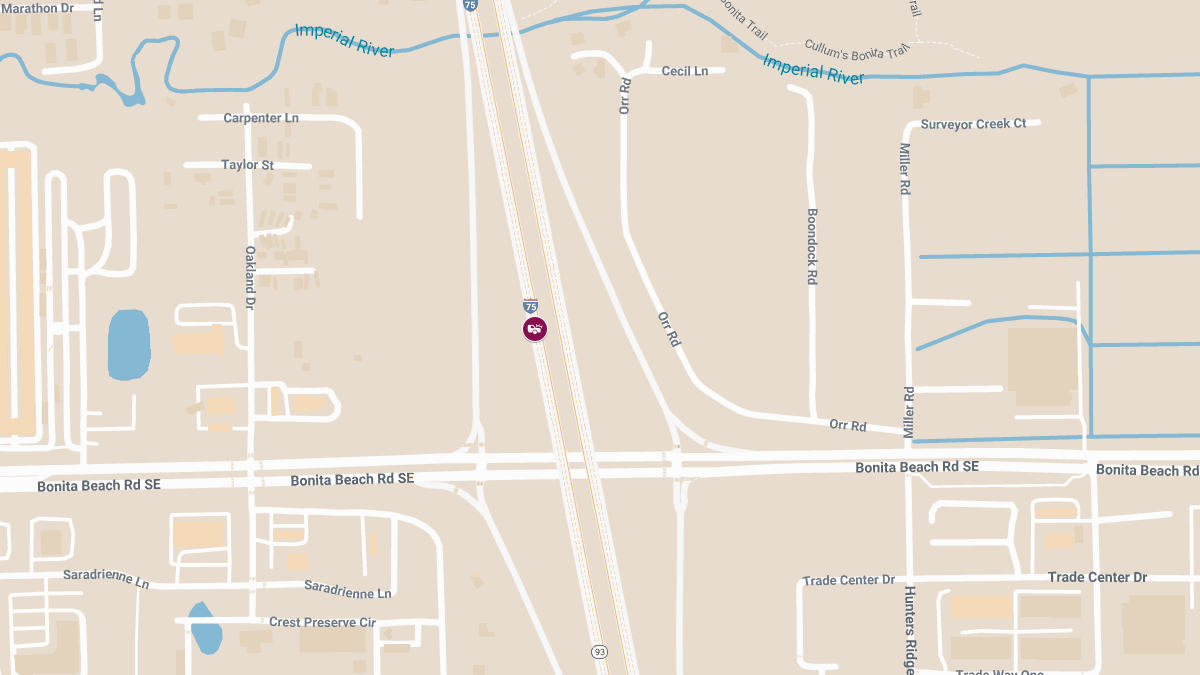Bonita Springs, FL – Injury Accident on I-75 SB Near MM116