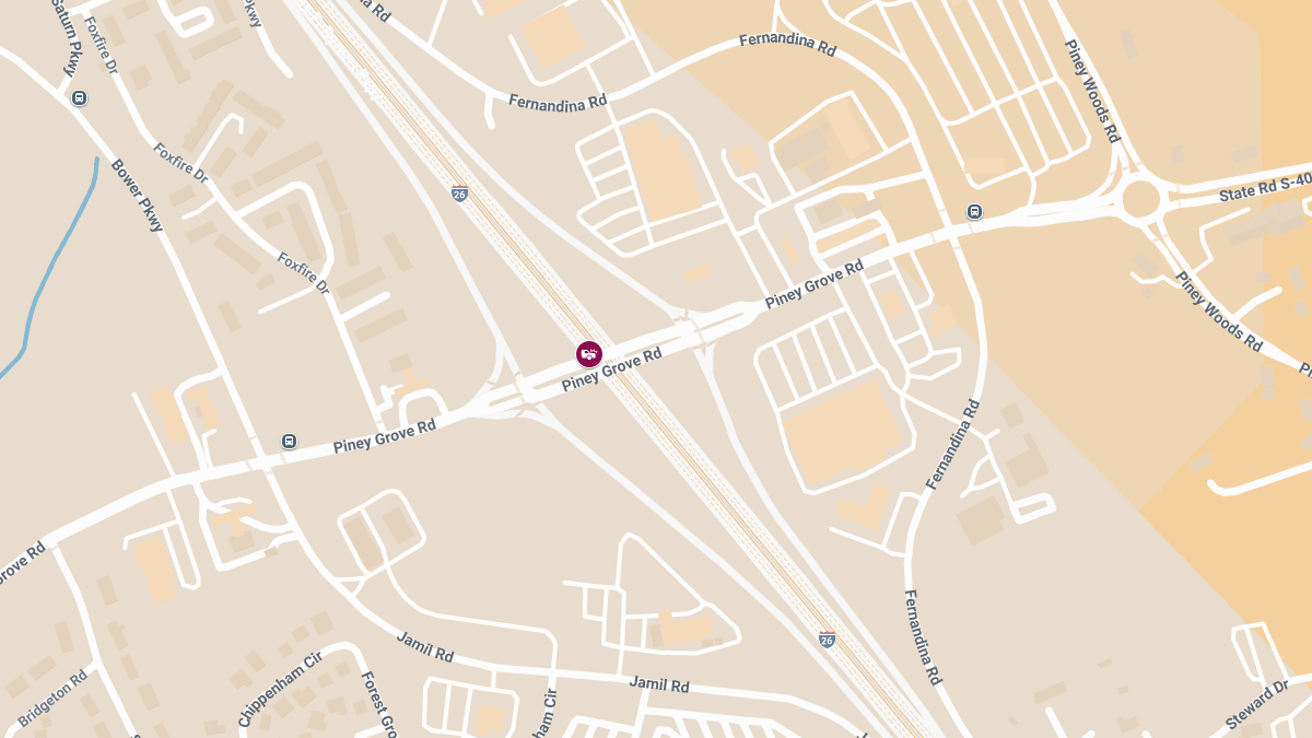 Columbia, SC – Injury Collision at Piney Grove Rd & I-26 East Ramp