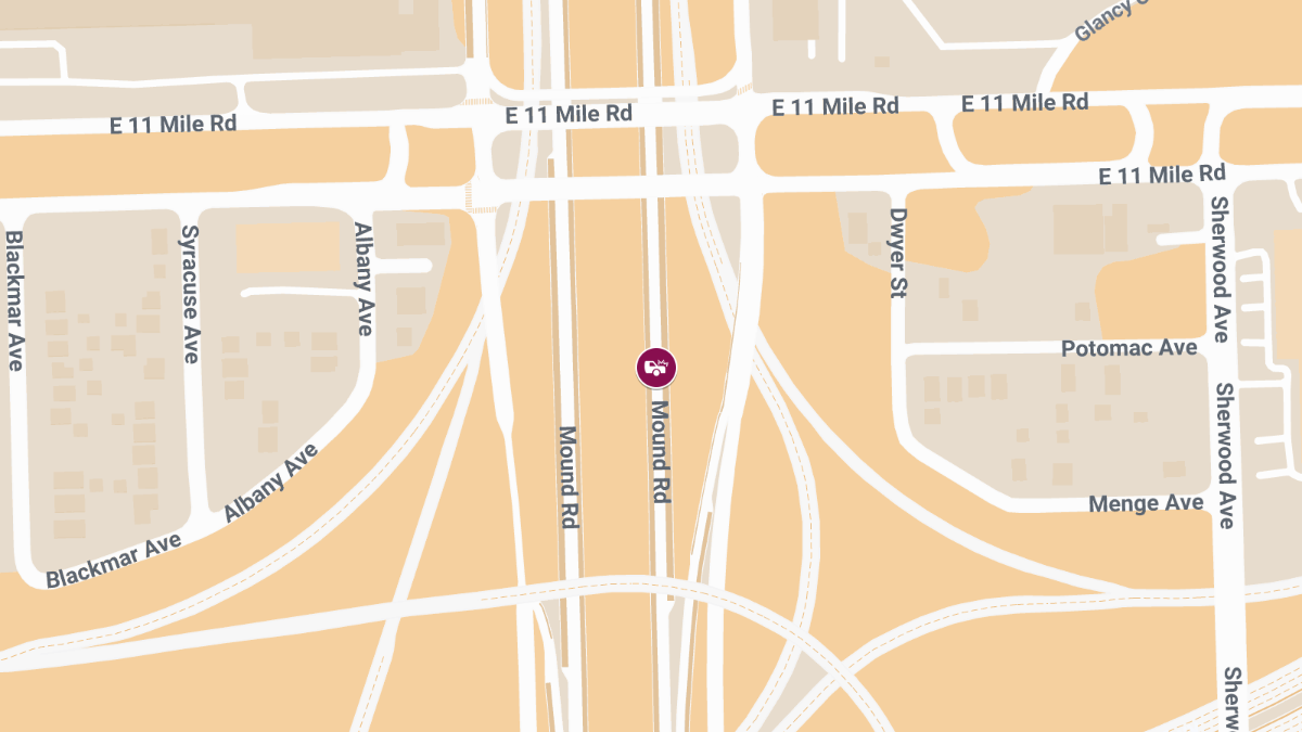 Warren, MI – Injury Crash Reported at School Bus Yard on Mound Rd