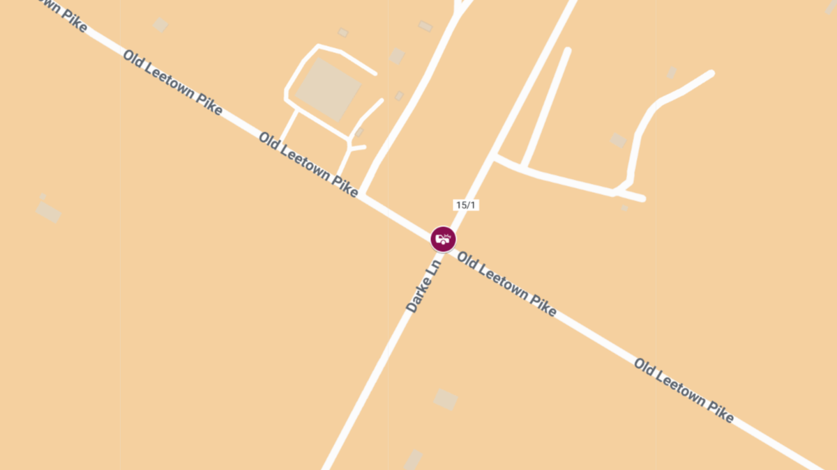 Jefferson Co, WV – Injury Crash at Leetown Pike and Darke Ln