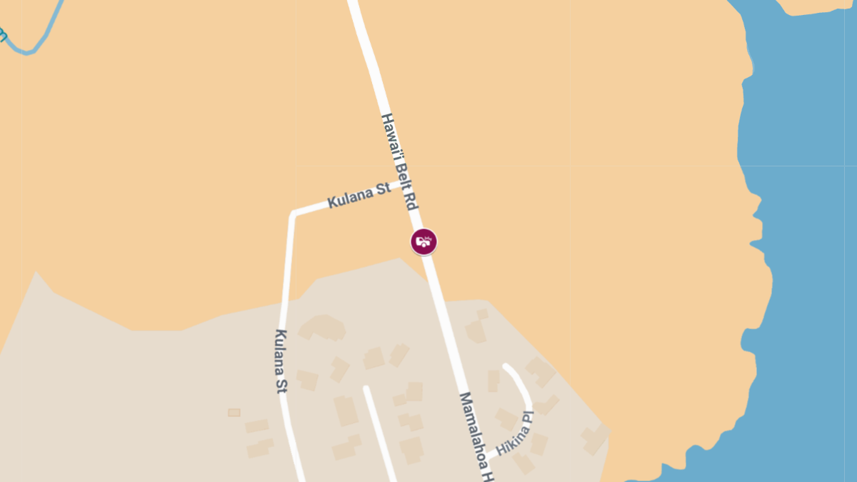 Hilo, HI – Man Killed in Head-On Collision on Hawaii Belt Rd Near Lali Pl