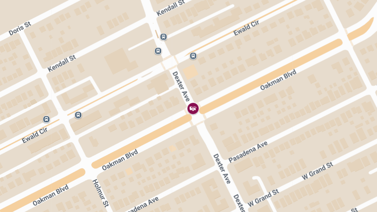 Detroit, MI – Medics Respond to Injury Crash at Dexter Ave & Oakman Blvd