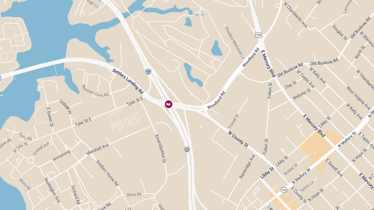 Hampton, VA – Multi-Vehicle Crash at Woodland Rd & Settlers Landing Rd