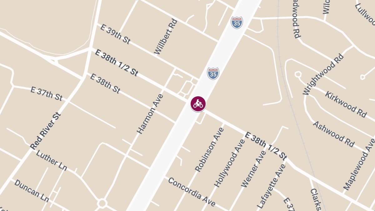 Austin, TX – One Dead in Motorcycle Crash on I-35 Service Rd at E 38th ...