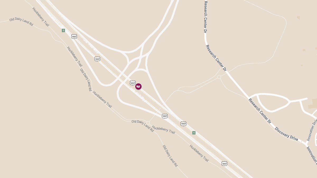 Blacksburg, VA – One Injured in Two-Vehicle Crash on Rte 460 Near ...