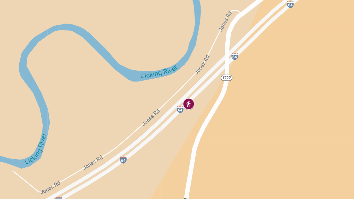 Carter Co, KY – Pedestrian Injured in Tractor-Trailer Crash on I-64