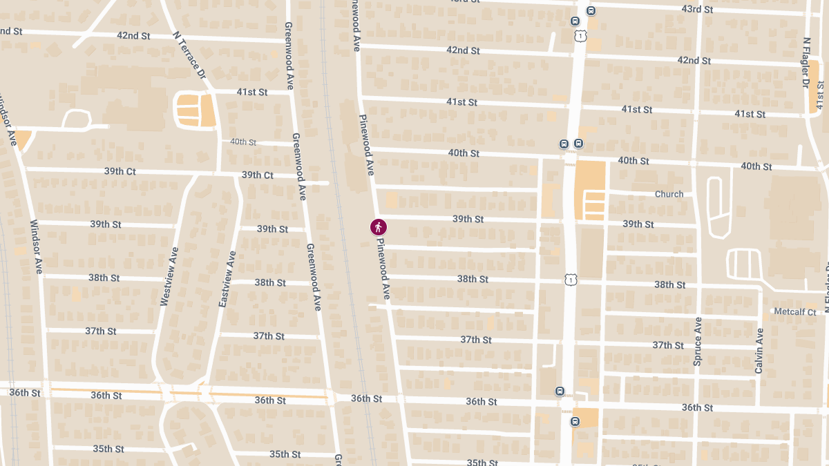 West Palm Beach, FL – Pedestrian Struck and Killed by Train on Pinewood Ave