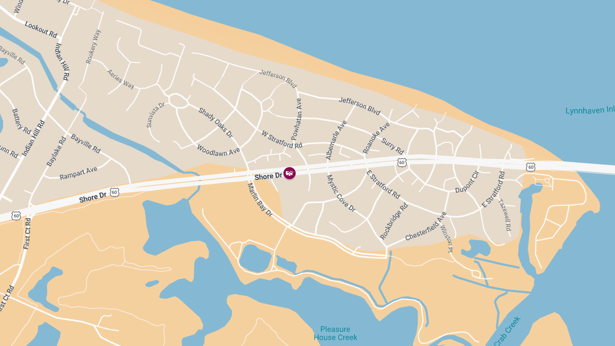 Virginia Beach, VA – Traffic Accident With Two Injured on Shore Dr