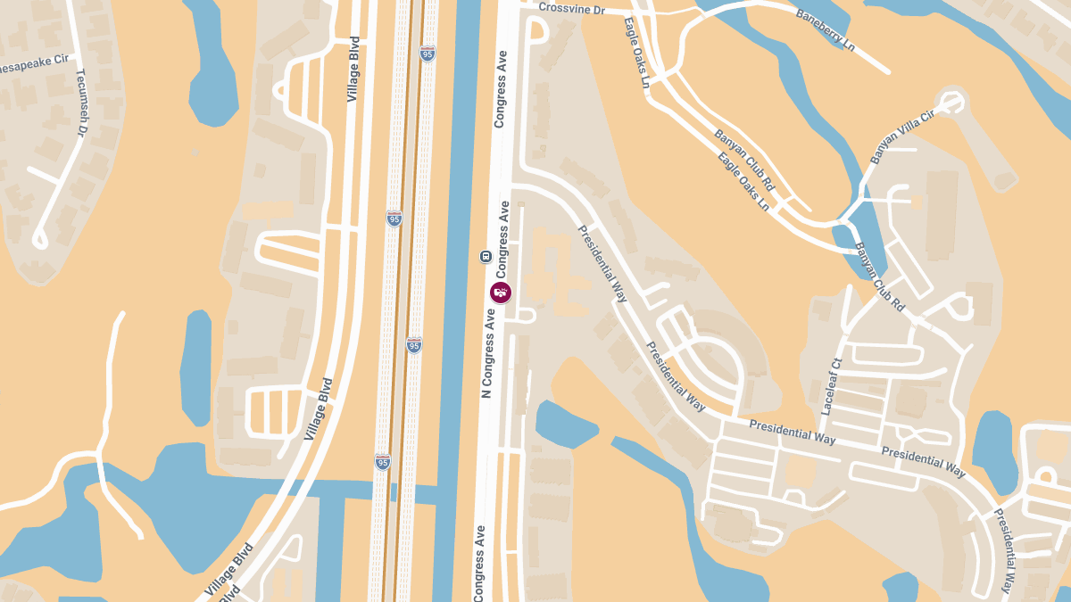 West Palm Beach, FL – Two People Injured in Crash Near Congress Ave