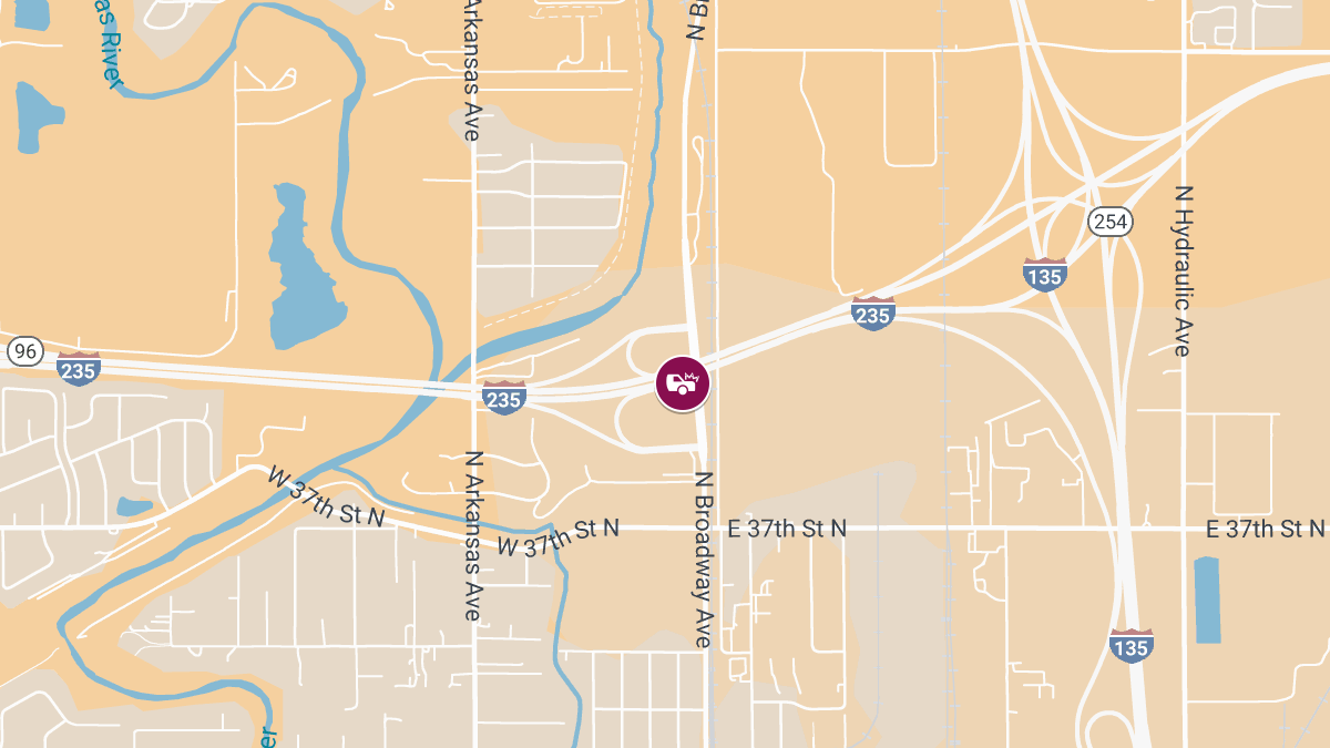 Wichita, KS – Two Teens Seriously Injured in Crash on I-235 Over N ...