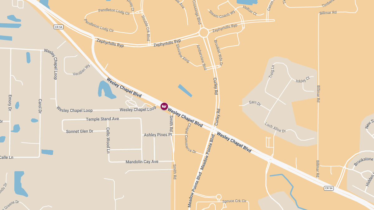 Wesley Chapel, FL – Vehicle Crash With Injuries and Roadblock on Wesley ...