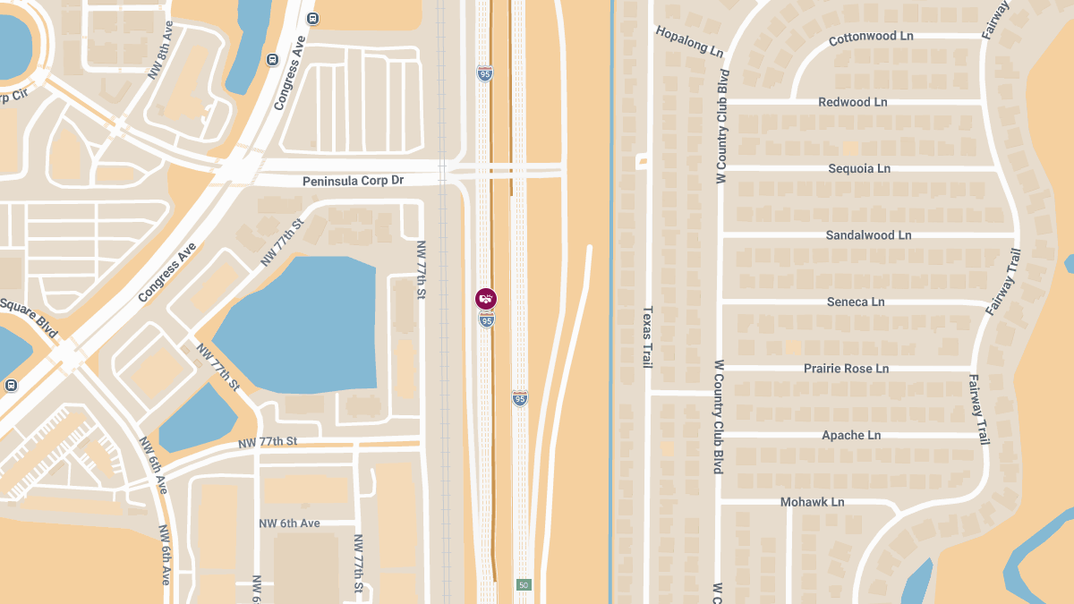 Boca Raton, FL – Vehicle Crash With Injuries on I-95 Near Congress Ave